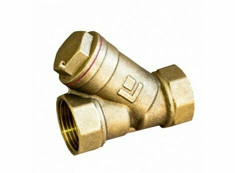 Сетчатый фильтр STI латунный Y-образный Ду15 Ру20 муфтовый уплотнение фторопласт D260-00667 412