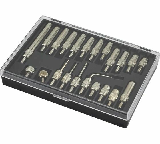 Адаптер для индикатора часового типа, набор 22 предмета FORSAGE