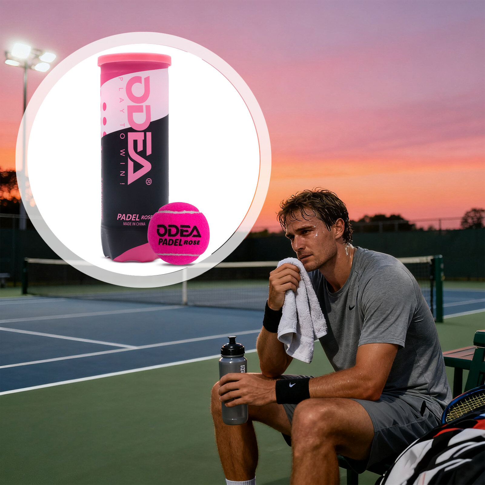 Мяч для падел-тенниса Padel Ball, высокоэластичный, износостойкий, тренировочный