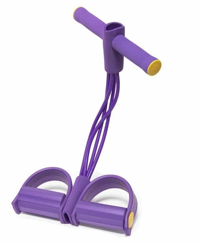 Тренажер эспандер с ручками и упорами для ног