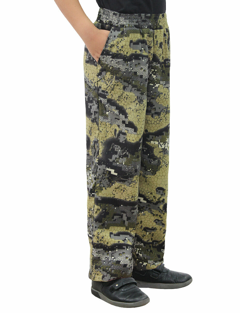 Брюки камуфляжные на резинке
