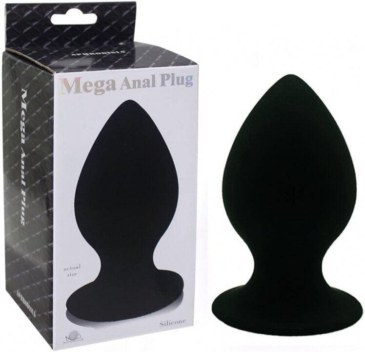 Виброплаг с выносным пультом Mega Anal Plug 7 Mode Vibe, Чёрный