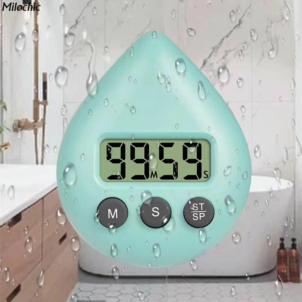 2024 новый водонепроницаемый таймер для капель воды, IPX4, защита от брызг в душе