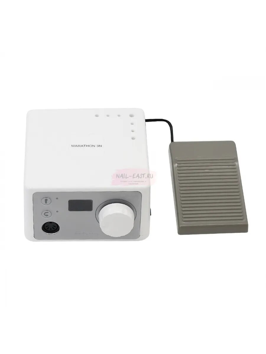 Аппарат для маникюра Marathon 3N SFP-27 с педалью, серебристый