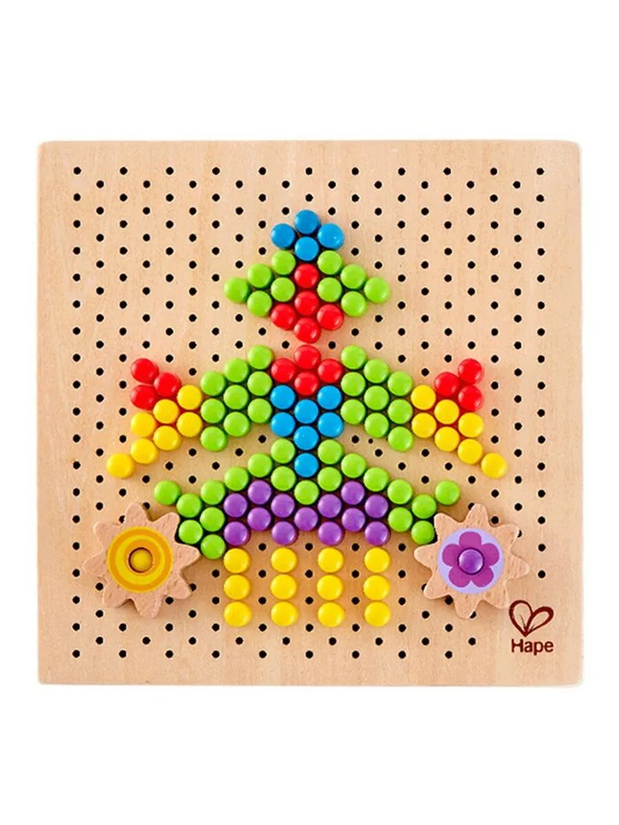 Пиксельная мозаика (257 деталей, развитие моторики)