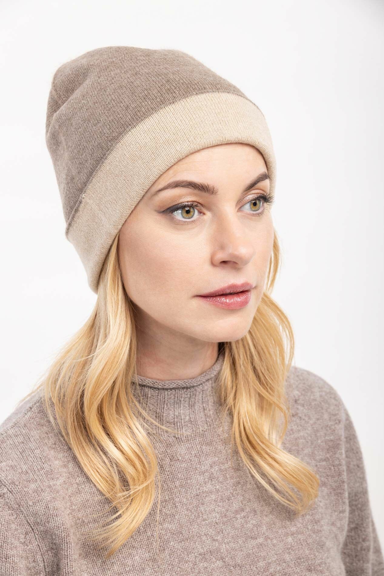 Пеньюар KHAN Cashmere, размер универсальный, бежевый — фото 1