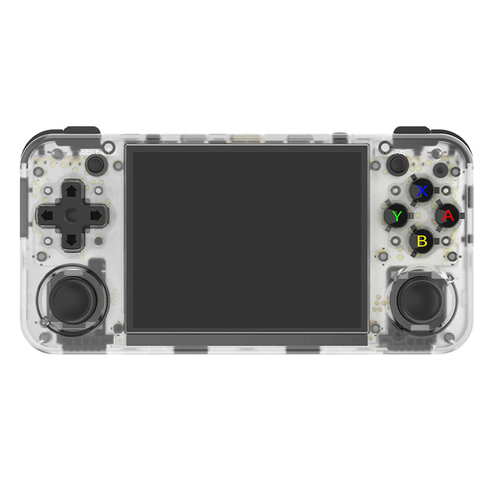 Игровая консоль Retro Handheld 3.5 дюйма IPS экран поддержка BT 4.2 2.4/5G WIFI портативный видеоплеер черный прозрачный белый прозрачный фиолетовый 64G 64G+128G ABS батарея 3300mAh зарядка 5V/1.5A размер 14.5*6.9*1.6cm вес 180g