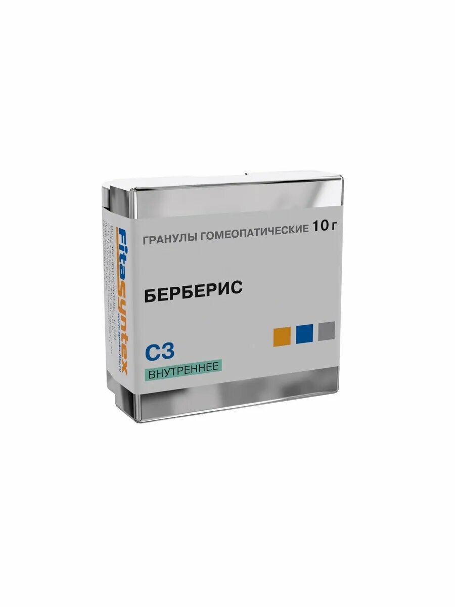 Берберис С3, гранулы гомеопатические, 10 грамм , Фитасинтекс