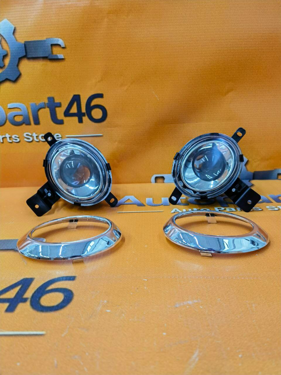 Правая и левая противотуманные фары Хендай Соната тагаз с оправами HYUNDAI SONATA 2001-2010 год туманка с лампочкой