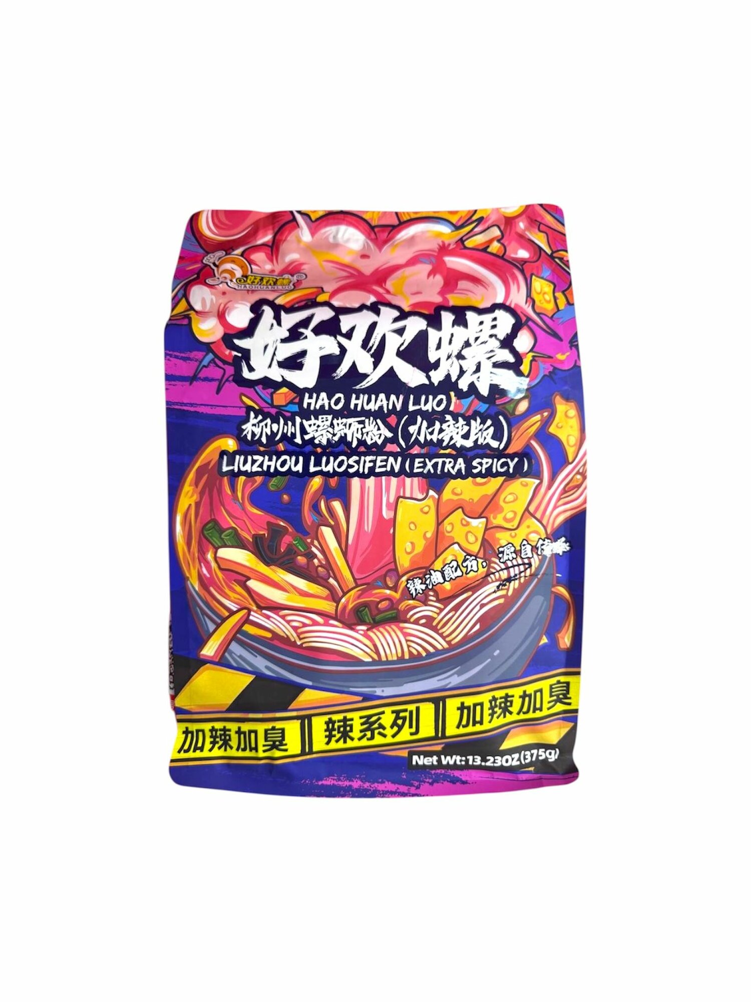 LIUZHOU Рисовая лапша с улитками Экстра острая 375 гр