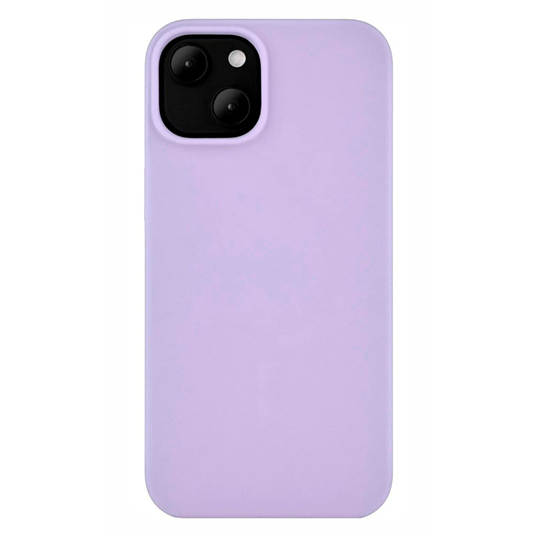 Чехол - накладка для iPhone 13, Silicon Case, без лого, сиреневый