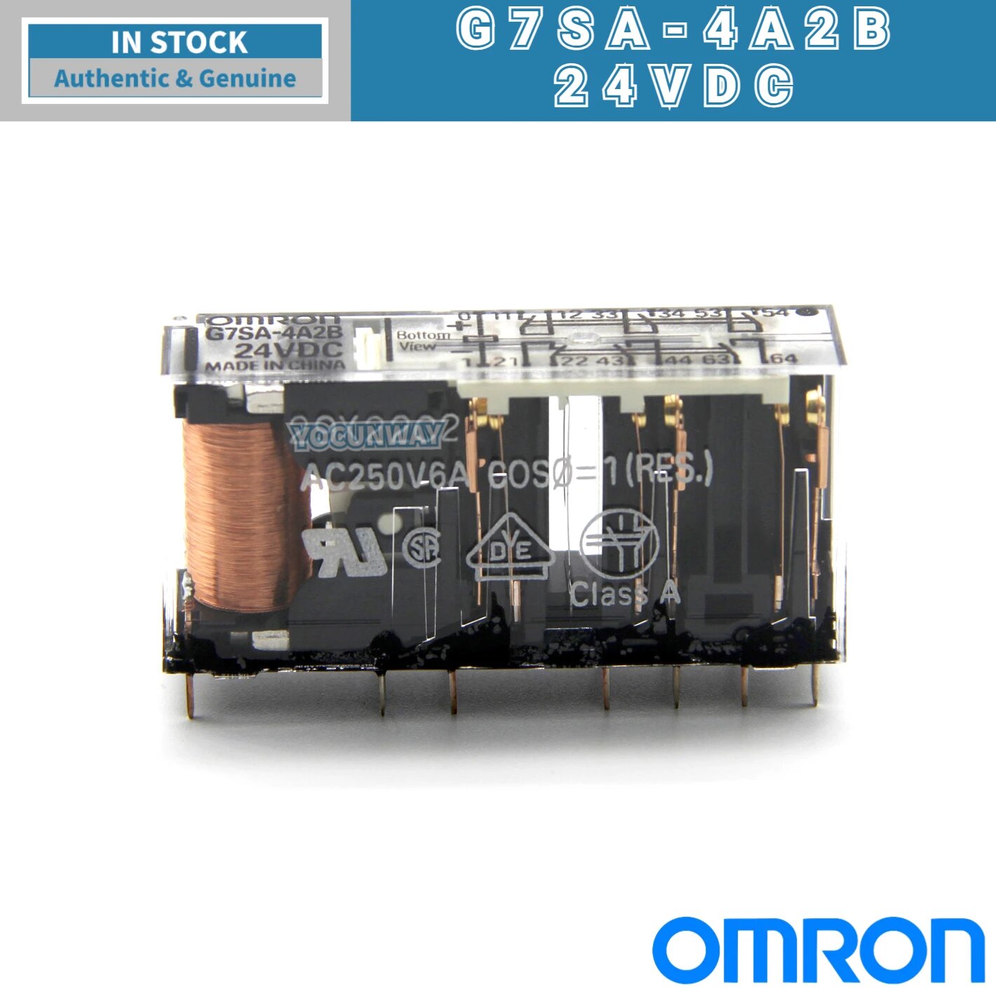 Реле безопасности OMRON G7SA G7SA-4A2B-DC24V