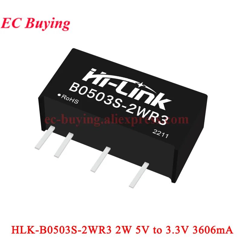 Модуль питания HLK-B0503S-2WR3 5V-3.3V