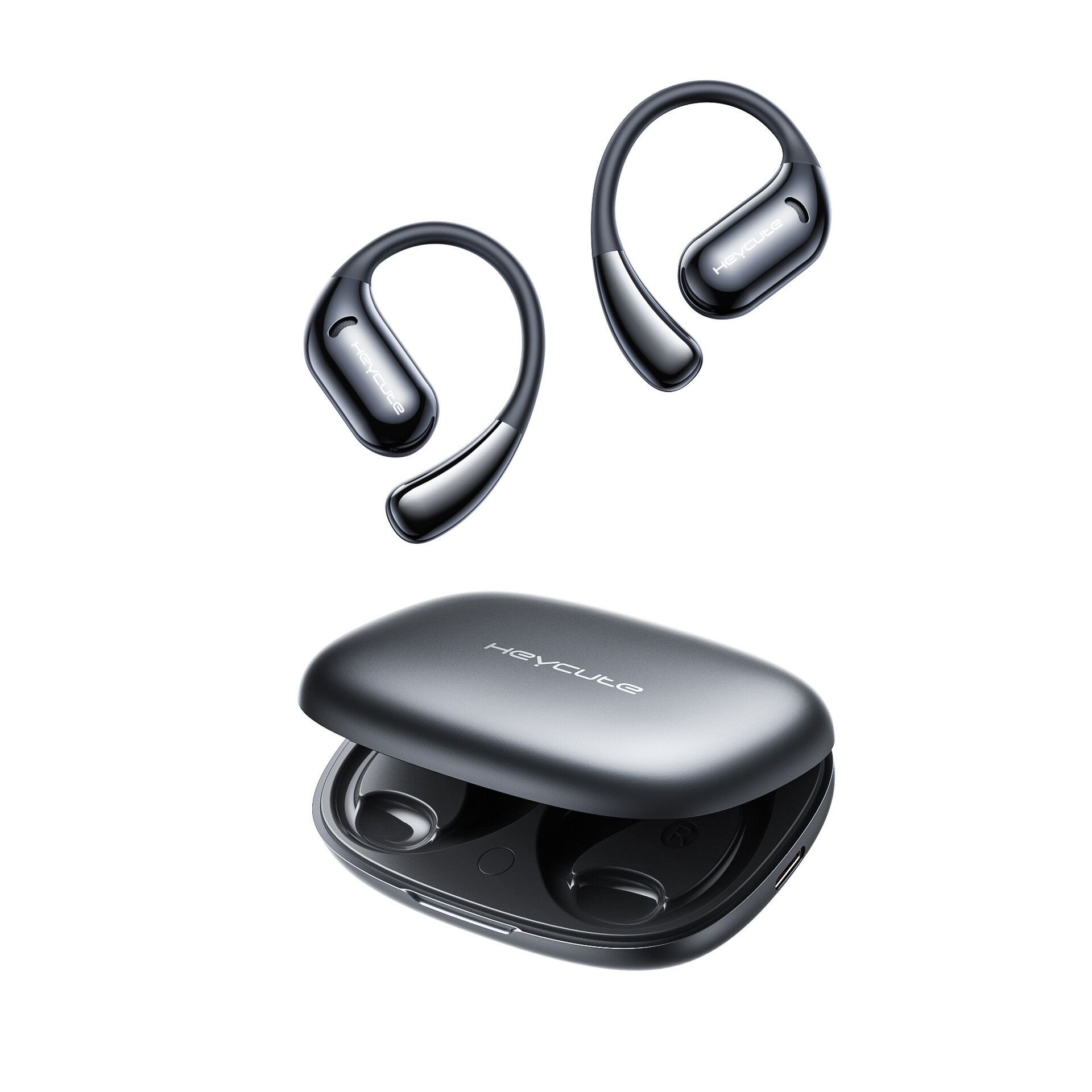 Черный Chirp H-S18 Bluetooth-гарнитура Проводимость воздуха Открытый не-в-ухе Беспроводной Motion