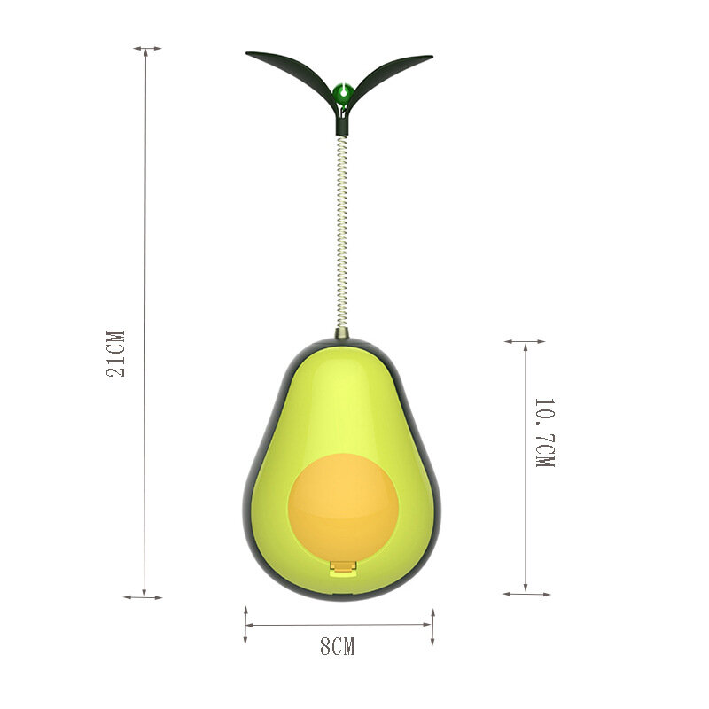 Авокадо в форме домашних животных медленная еда игрушка Amazon Зеленый