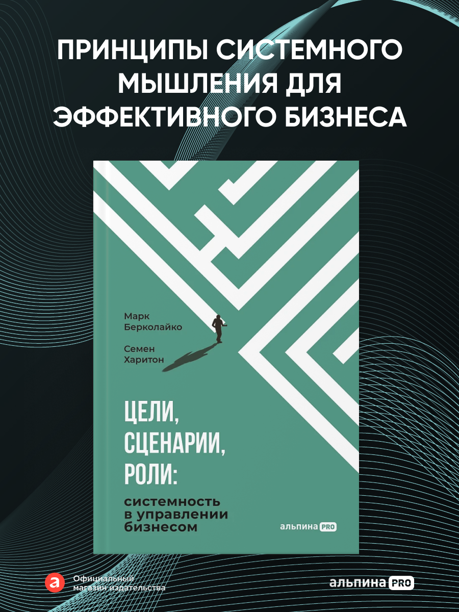 Книга "Цели, сценарии, роли: Системность в управлении бизнесом"| Берколайко Марк