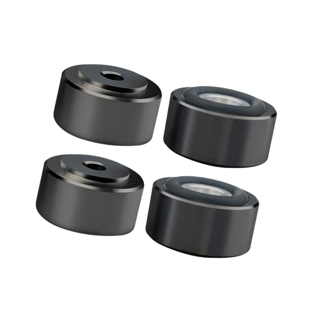 4 шт. антивибрационные ножки для акустической аппаратуры, черная труба