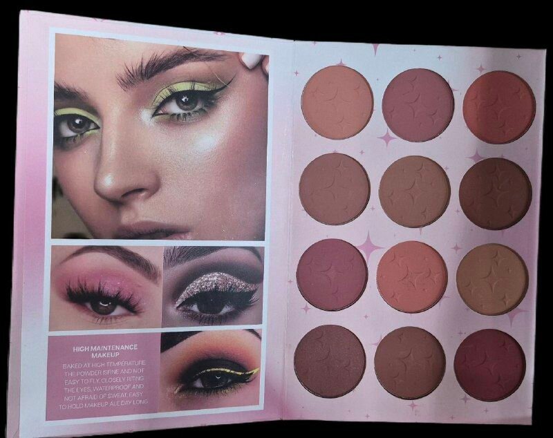 Палетка для макияжа 5 в 1 набор тени для век румяна хайлайтер тени для бровей