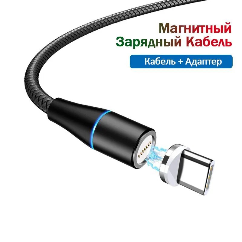 Yonjjary Кабель для мобильных устройств USB Type-C/USB 2.0 Type-A, 1 м, синий