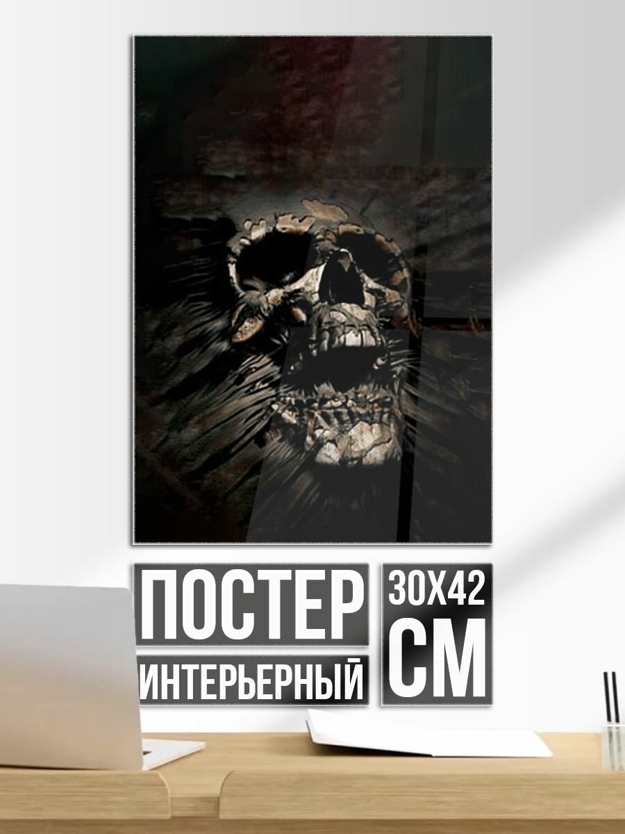 Постер на стену Череп