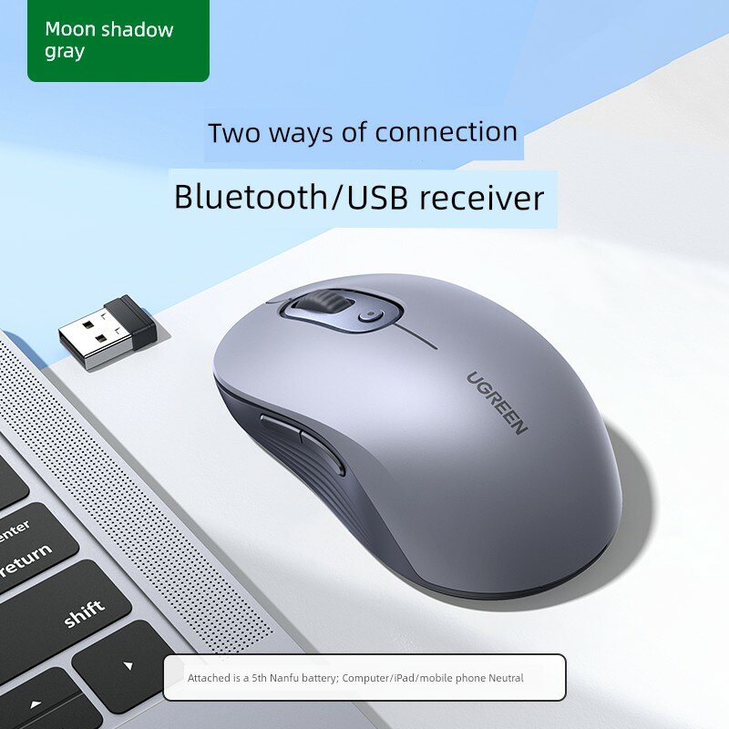 Беспроводная Bluetooth-мышь Greenlink, бесшумная, для офиса, подходит для Apple MacBook Pro, Xiaomi, iPad, ноутбуков
