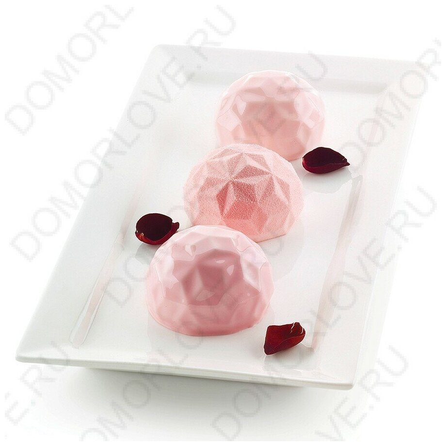 Форма силиконовая для приготовления пирожных mini gemma, 18х34 см Silikomart