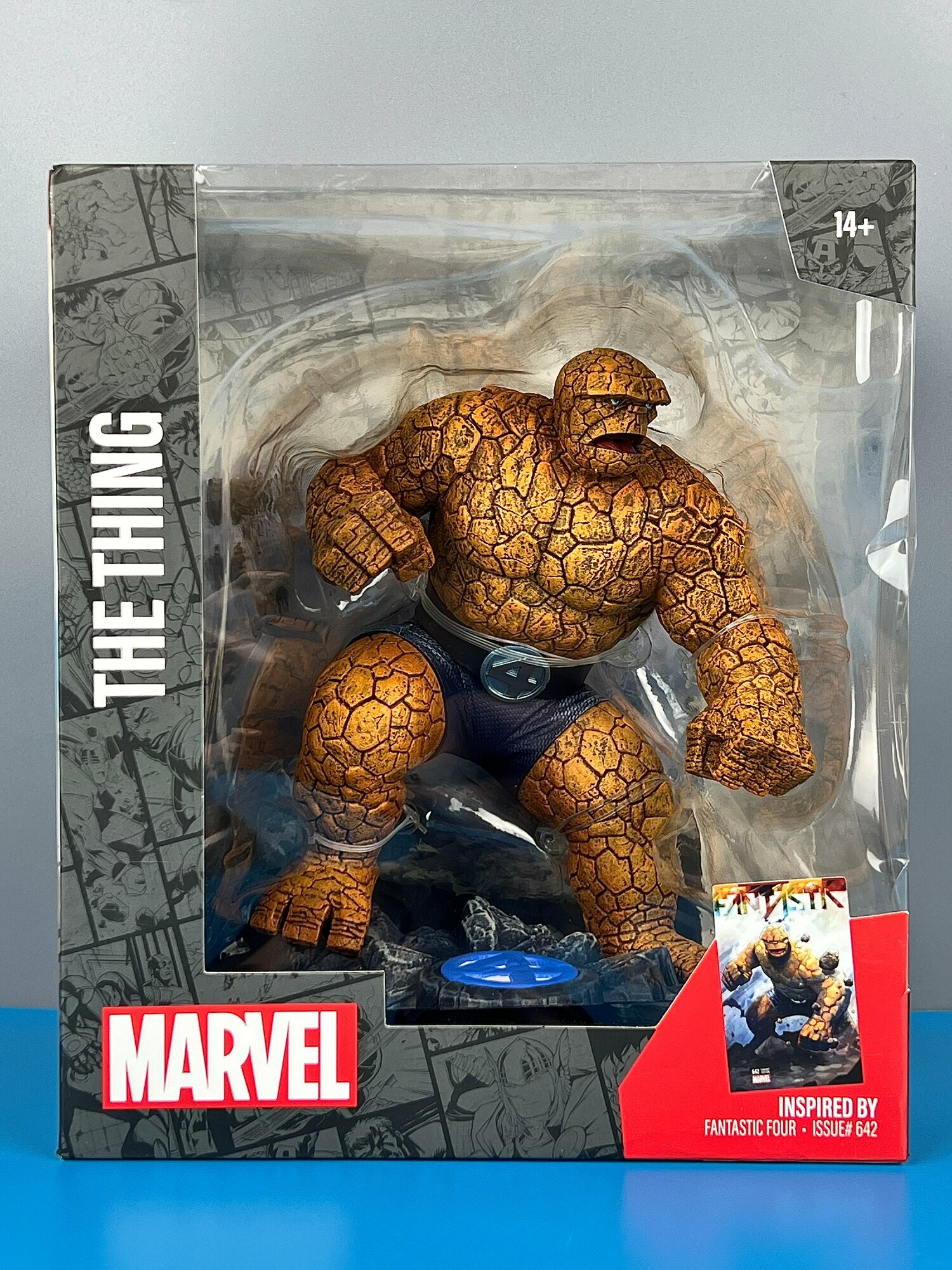 Фигурка The Thing, Fantastic Four, Issue 642 / McFarlane Toys, Marvel / Статуэтка Существо, Фантастическая четверка