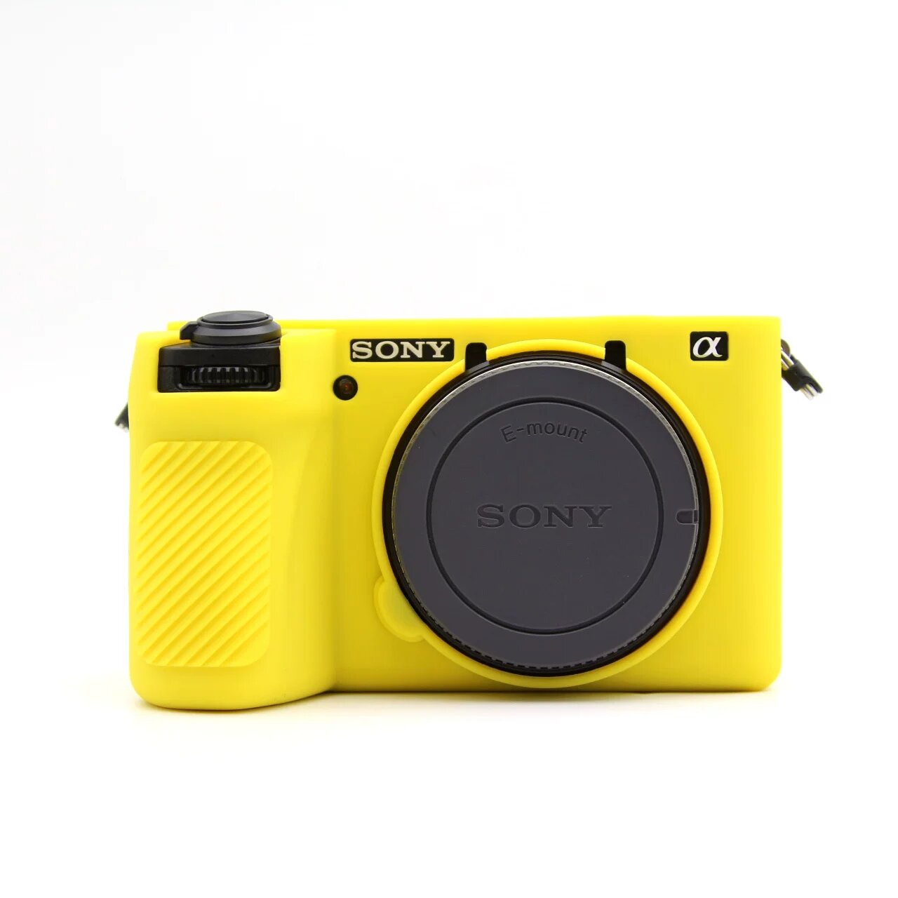 Подходит для камеры Sony, силиконовый чехол ZVE10A6700a6600A6500A6400A6300, защитный чехол от царапин A6700 желтый