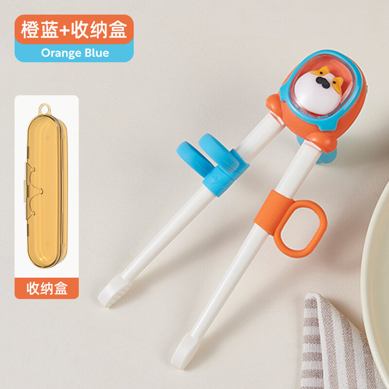 Детские тренировочные палочки для еды Jingqi, палочки с тигровым ртом, вспомогательные палочки для обучения, специальные палочки для малышей 2-3 лет, 4-6 лет, столовые приборы