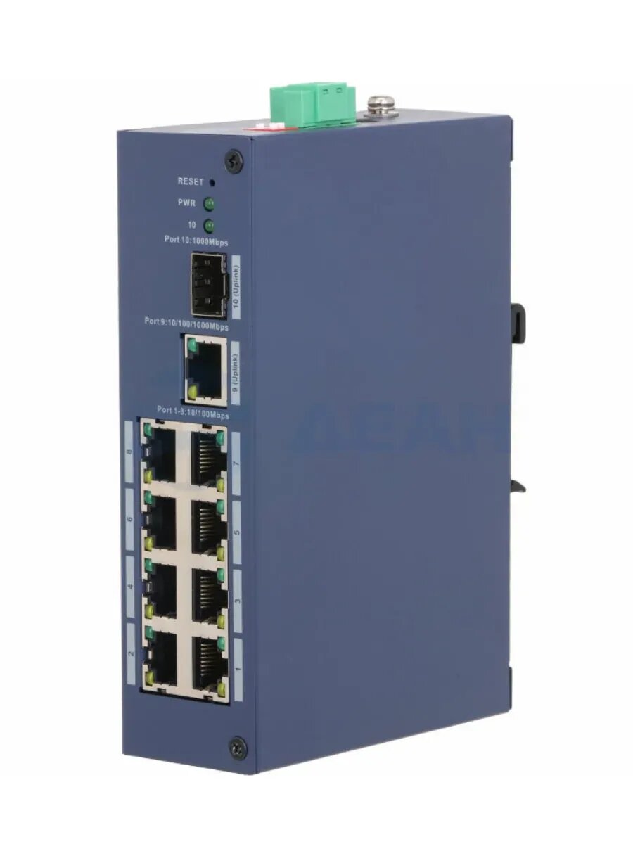Коммутатор управляемый DH-CHS4110-8ET-90-F 8x100Мбит/с 1x1Гбит/с управляемый