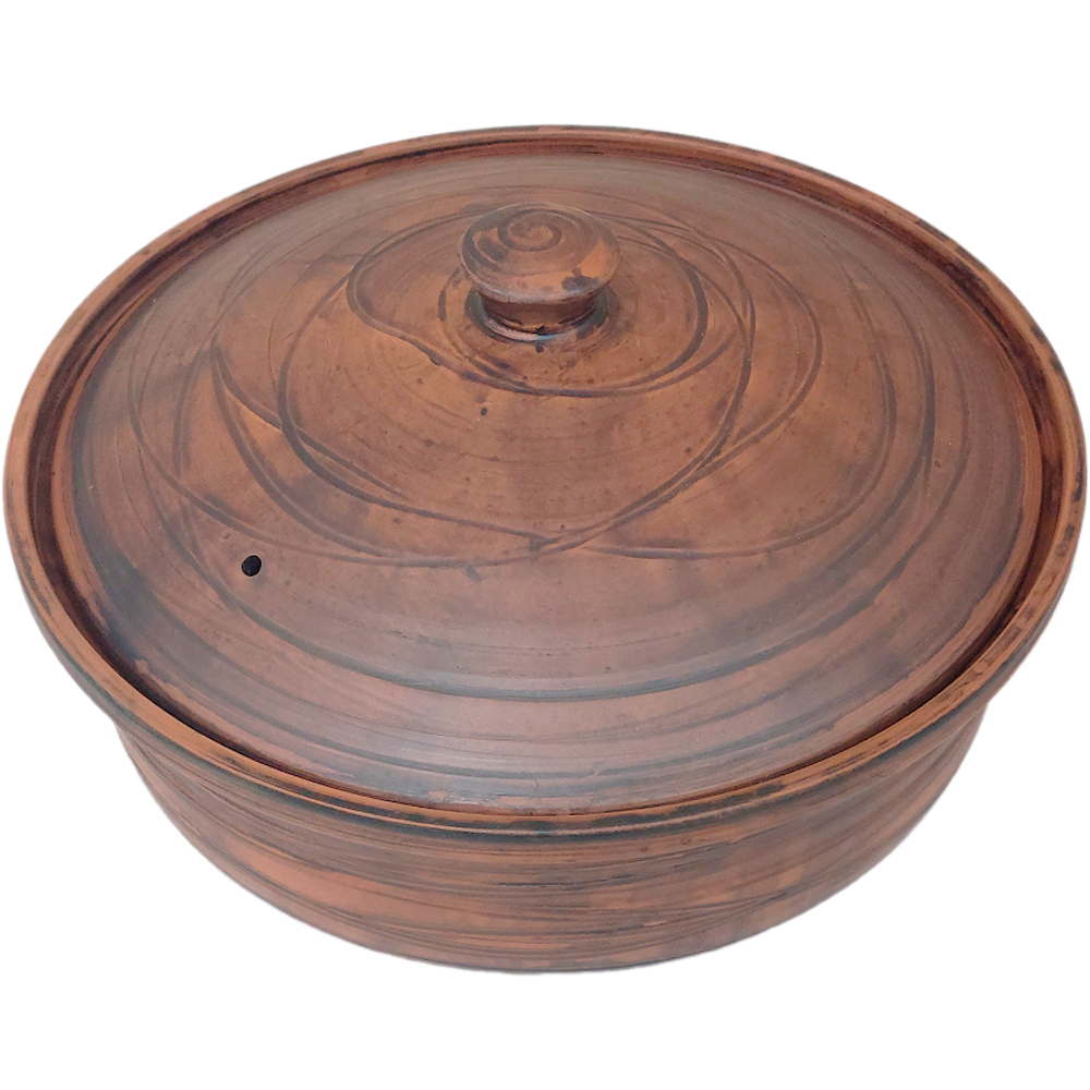 Глиняная сковорода для запекания с крышкой, "Таркс", 3 л, (Ручная работа)