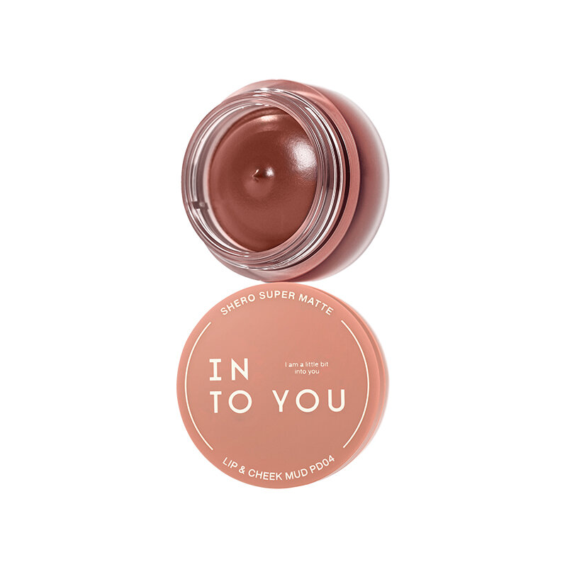 Кремовая помада для губ и щек женская INTO YOU Shero Super Matte, оттенок PD04