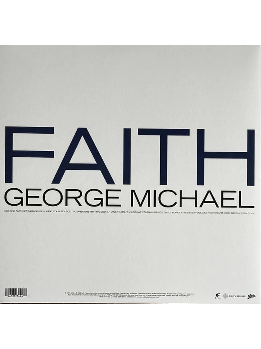 George Michael - Faith (2LP half speed) — фото 1
