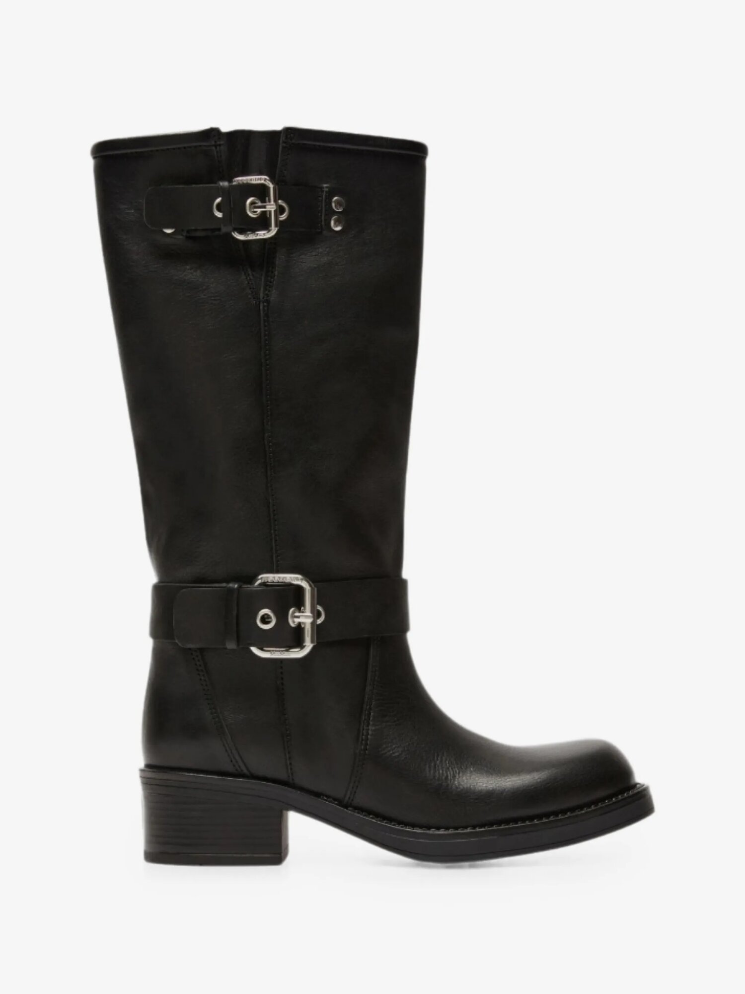 Ботинки WEEKEND Buckle-detail leather boots