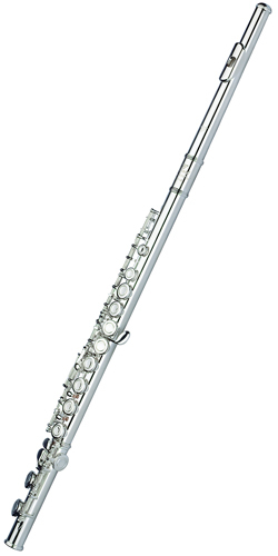 Flute Artemis RFL-308SEU - Silver-plated flute with offset G, split E mechanism and closed holes. Curved and straight headjoints included