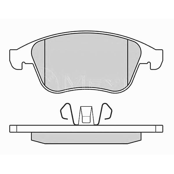 MEYLE 025 247 1018 (410600011R / 410600629R / 410605055R) колодки дисковые передние\ Renault (Рено) Laguna (Лагуна) III