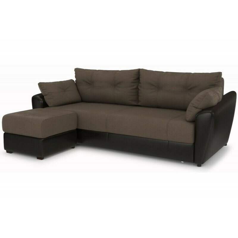 Диван Fotodivan Берг Рогожка Коричневая 160 Размеры: Высота 900мм Глубина 1100мм Ширина 2300мм