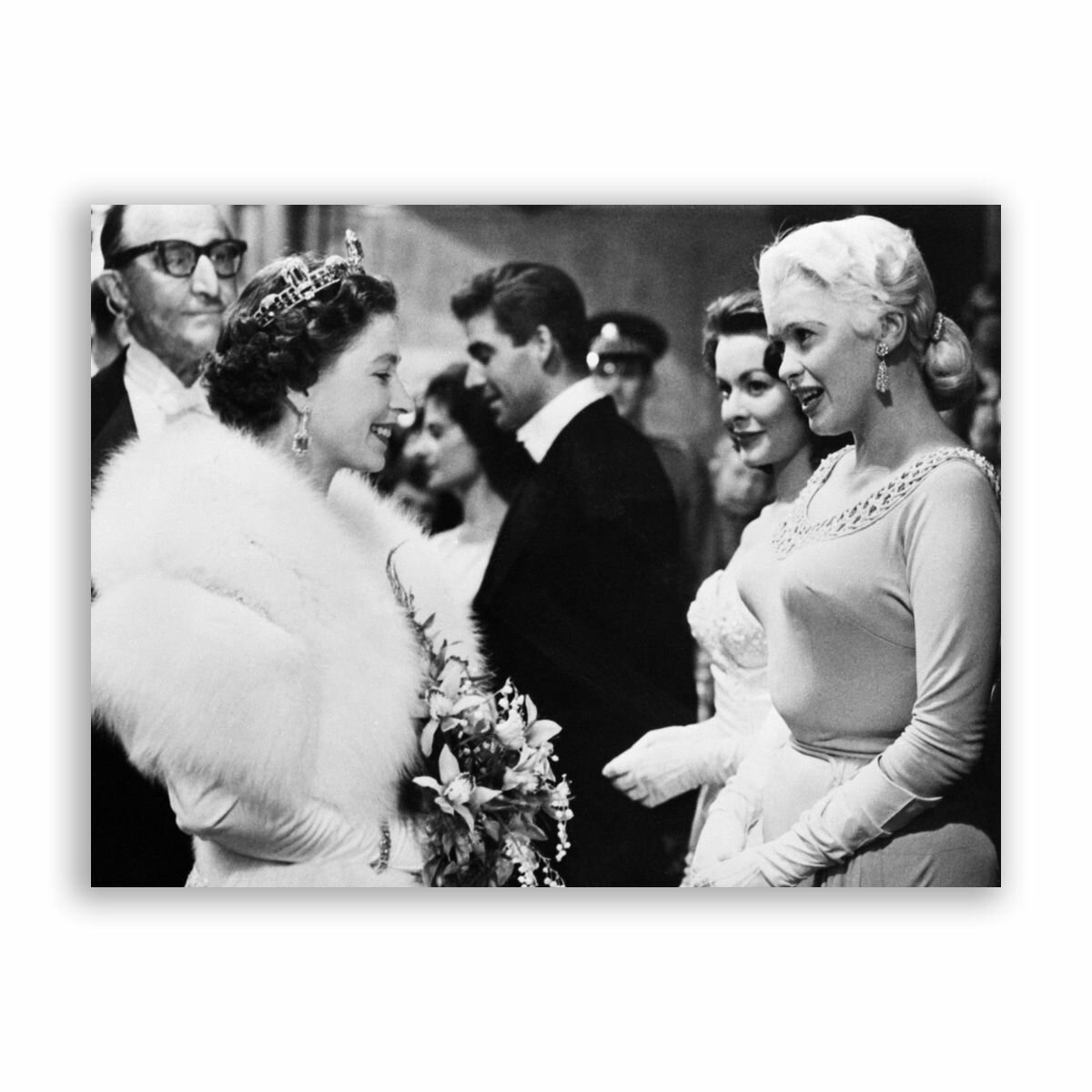 Постер, плакат на бумаге / Елизавета II / Размер 30 x 40 см