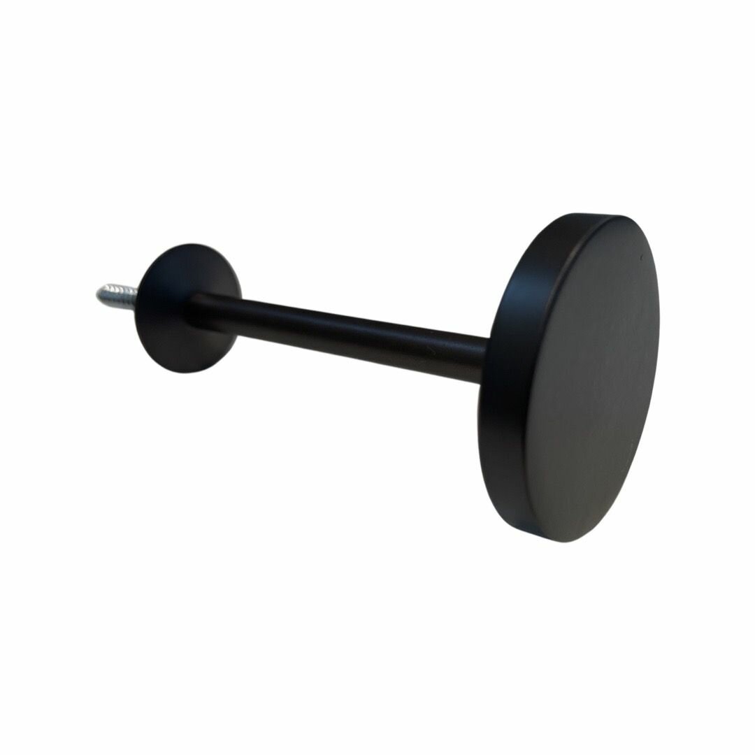 Штородержатель из латуни с покрытием "матовая бронза", держатель для штор "розетка" MARCAL