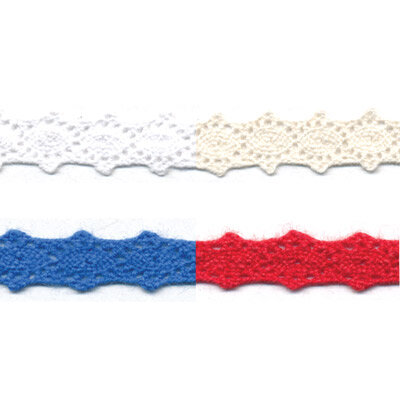 Gamma' кружевная лента HVK-13-KZ38 8 мм 3 м - декоративная тесьма для рукоделия и одежды цвет №040 синий