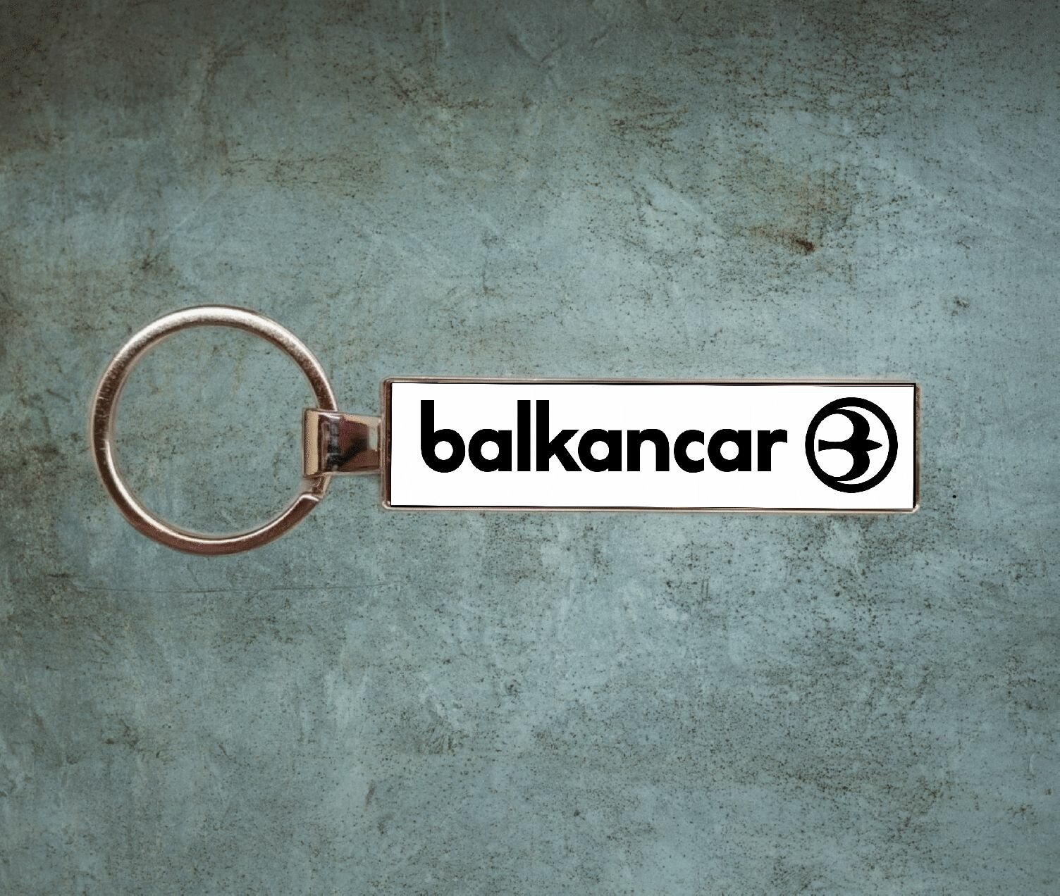 Брелок автомобильный металлический Balkancar Балканкар ( для строительной техники, трактор, погрузчик, бульдозер, экскаватор)