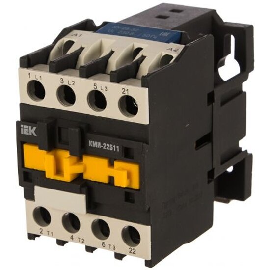 Контактор Iek КМИ-22511 25А 230В/АС3 1НЗ, KKM21-025-230-01