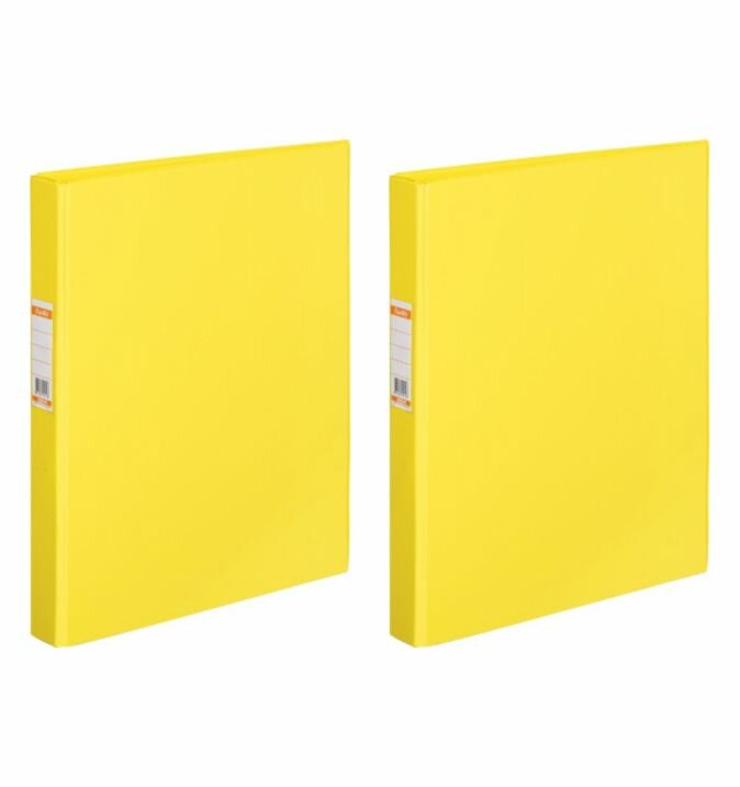 Bantex Папка на 2-х кольцах Желтая, 35 мм, 2 шт/