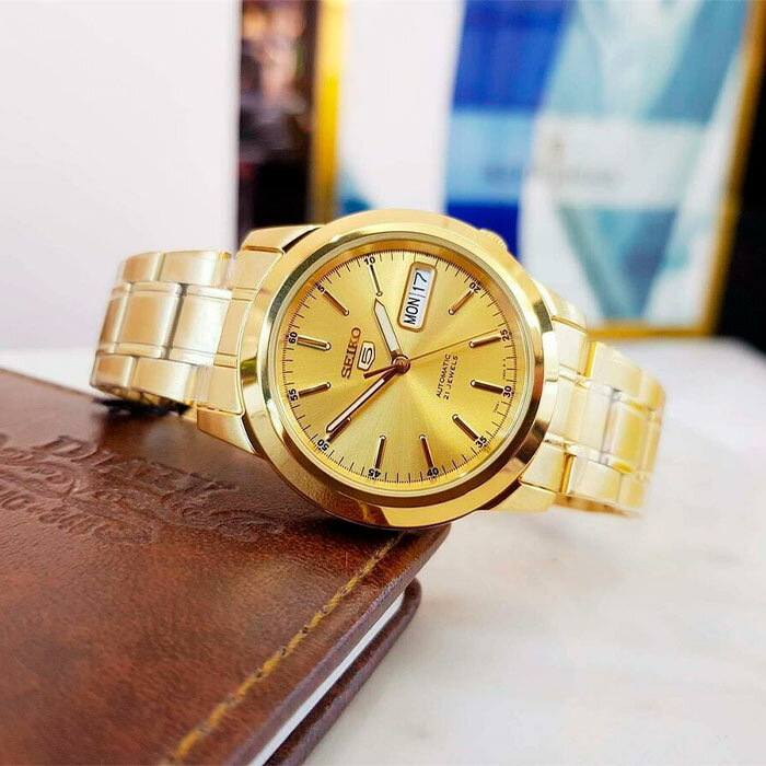 Наручные часы SEIKO SEIKO 5, золотой — фото 1