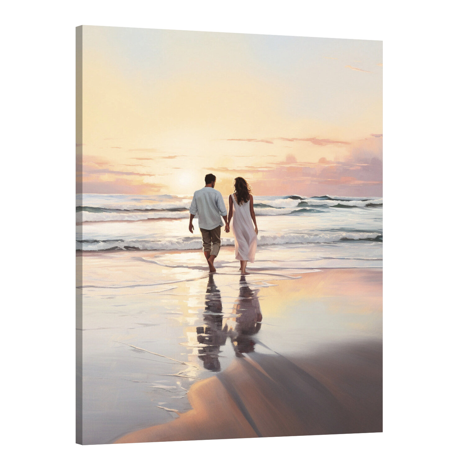 Интерьерная картина 50х70 "Любовь в картинах"