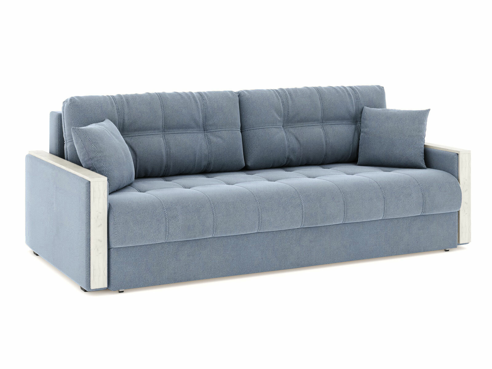 Диван-еврокнижку Мадрид от Фишера, голубой, текстиль, 200х160х94 см