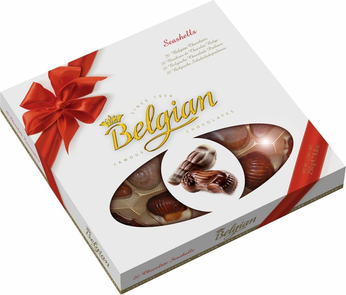 Belgian Конфеты шоколадные Ракушки, 250 г //