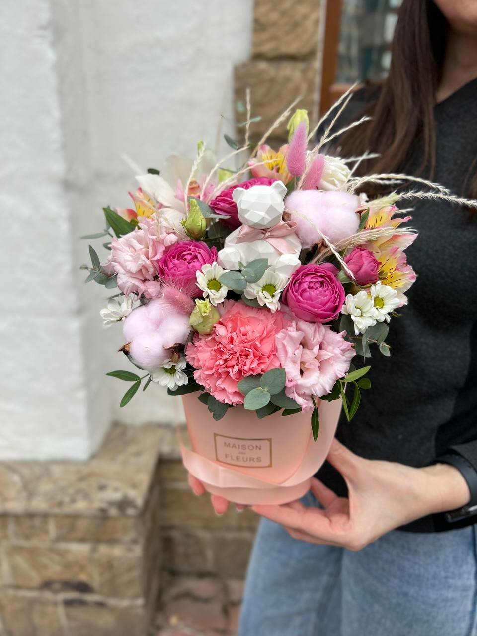 Цветочная коробка Сладкий март