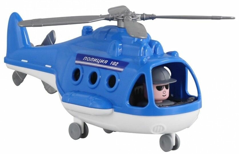 Детский вертолёт - полиция "Альфа", игрушечный воздушный транспорт спецслужб, сюжетно-ролевая пластиковая модель для мальчиков, микс, в сетке