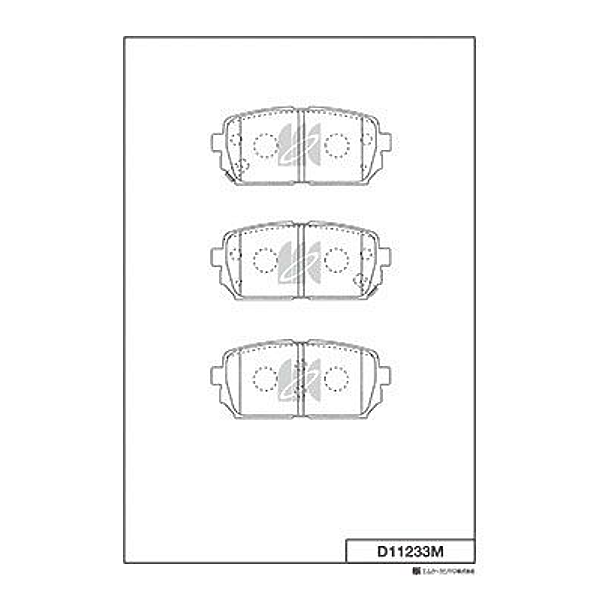 MK KASHIYAMA d11233m (D11233M_MK) колодки тормозные дисковые